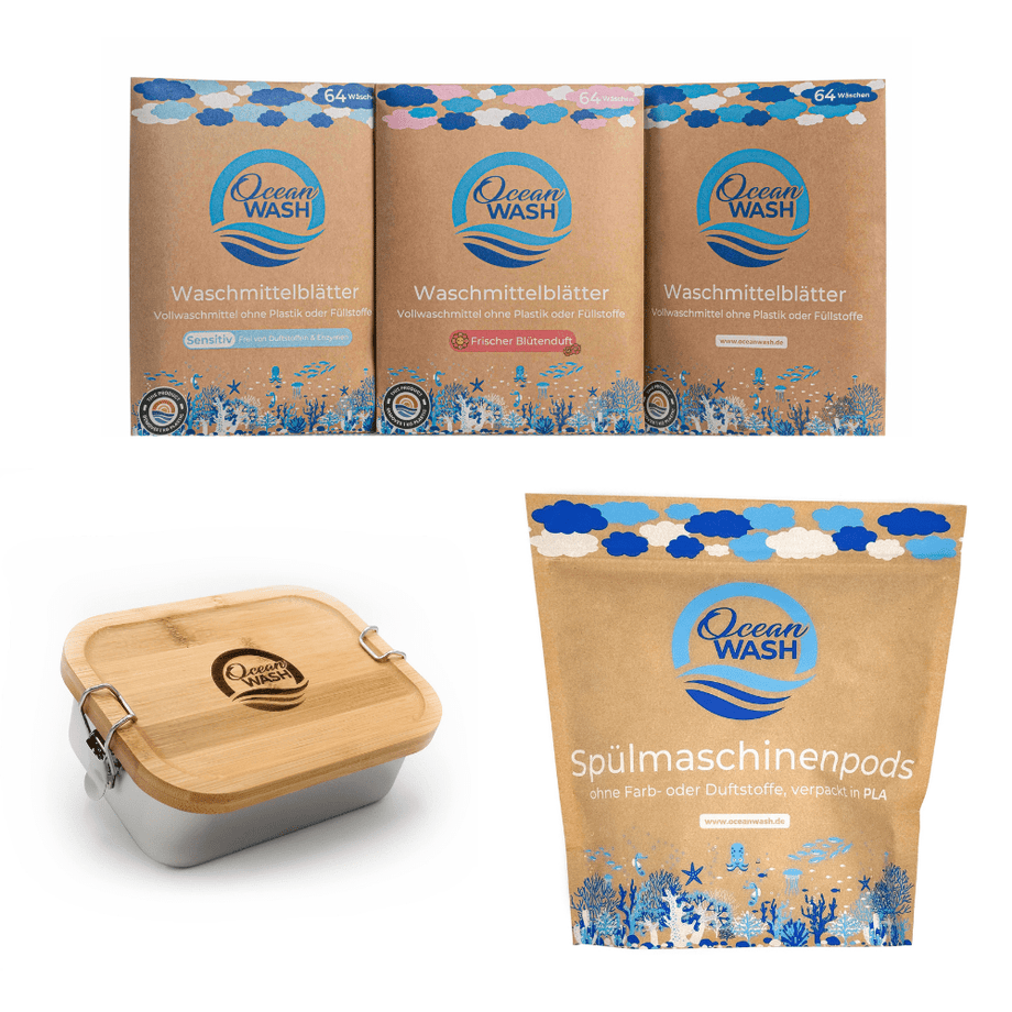 OceanWash - Wäscht Kleidung & Meer.